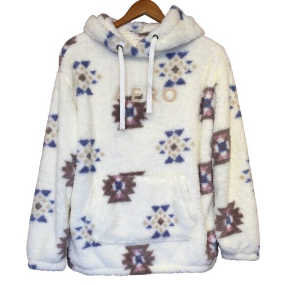 Aeropostale | Tops | Nwt Aeropostale Womens S Aztec Plush Sherpa Fleece ...